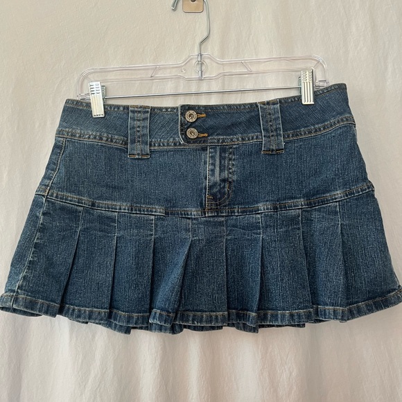 Angels | Skirts | Denim Mini Skirt Angels Micro Mini | Poshmark